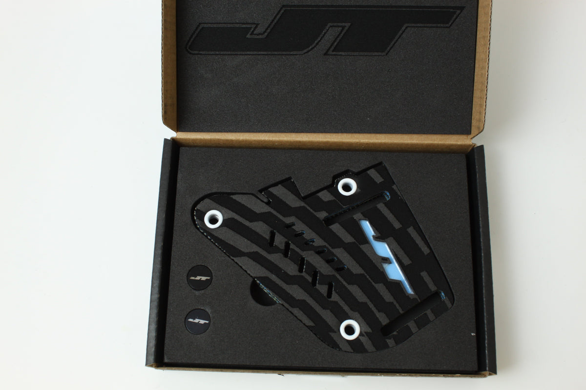 JT Proflex Inline Earset W/ Thumb Screws - Carolina Blue – Paintball Wizard