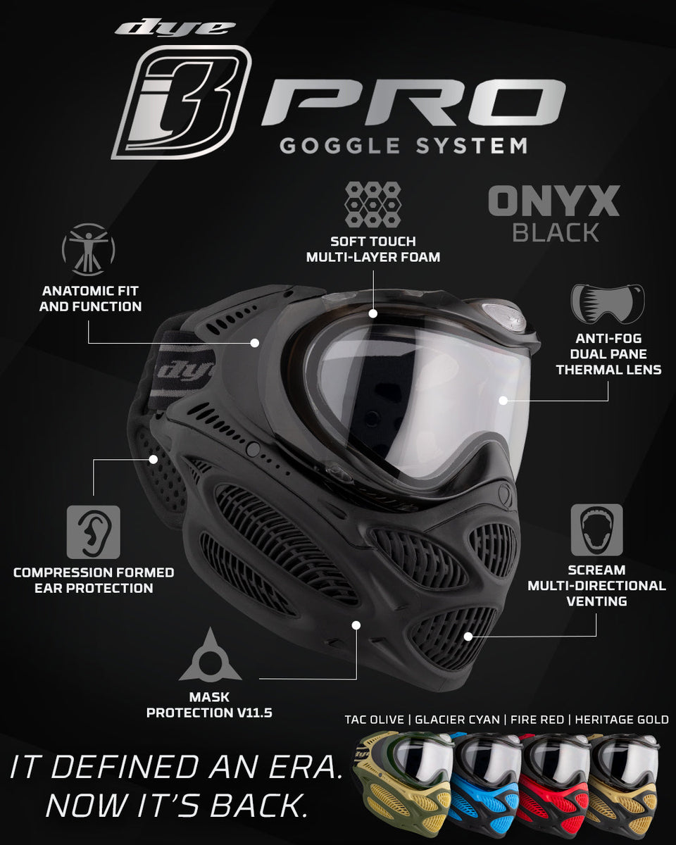 Dye I3 Pro Masks – Paintball Wizard