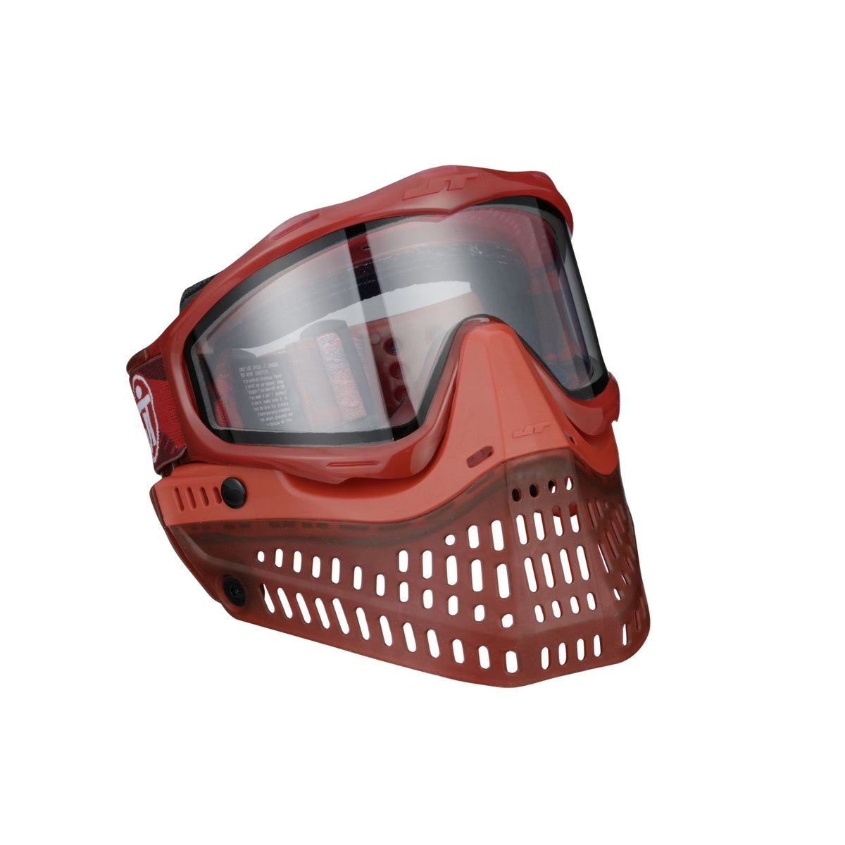 JT Proflex LE Mask - Jan Birthstone Ice - Garnet W/Magnet Chin Strap ...