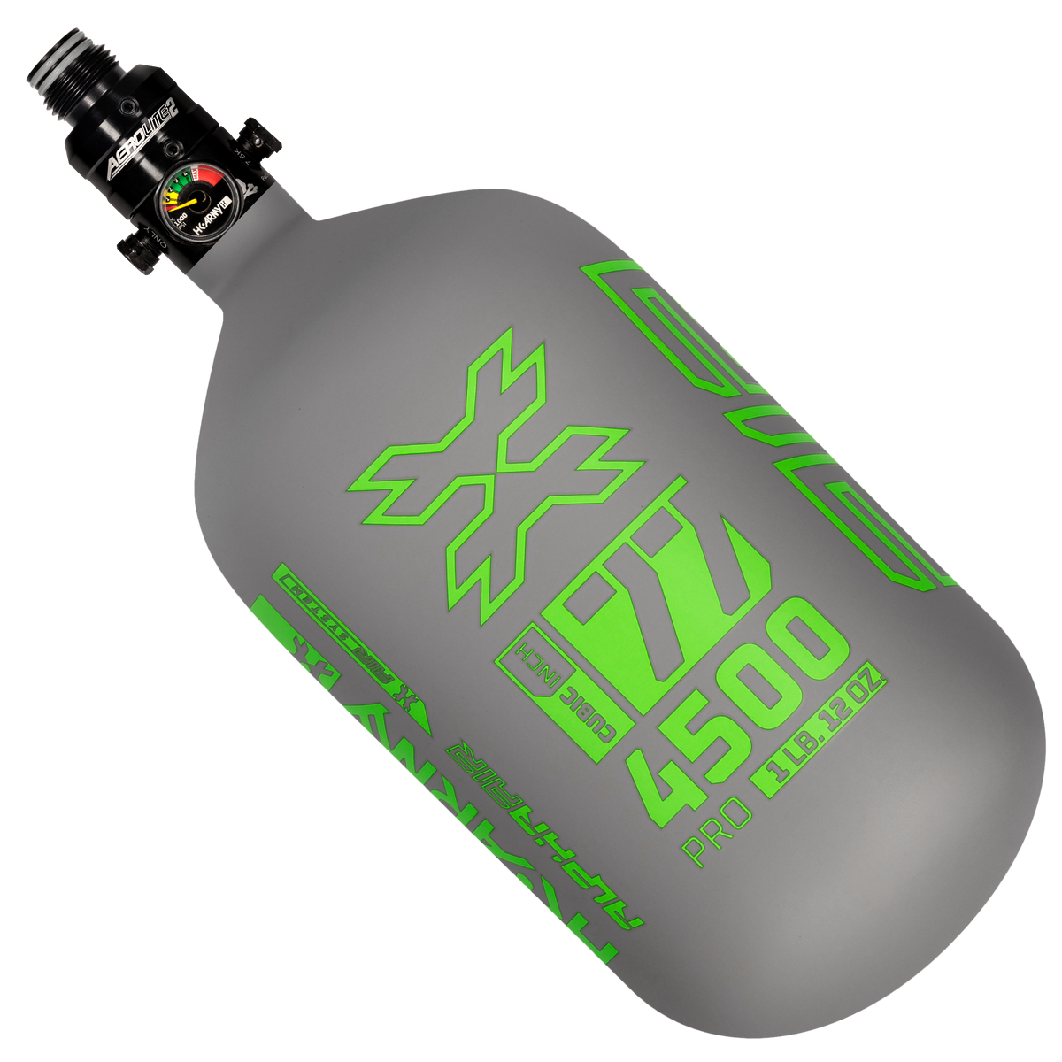 HK Army 77/4500 Alpha Air - Aerolite Pro Regulator - Toxic (Grey/Neon ...