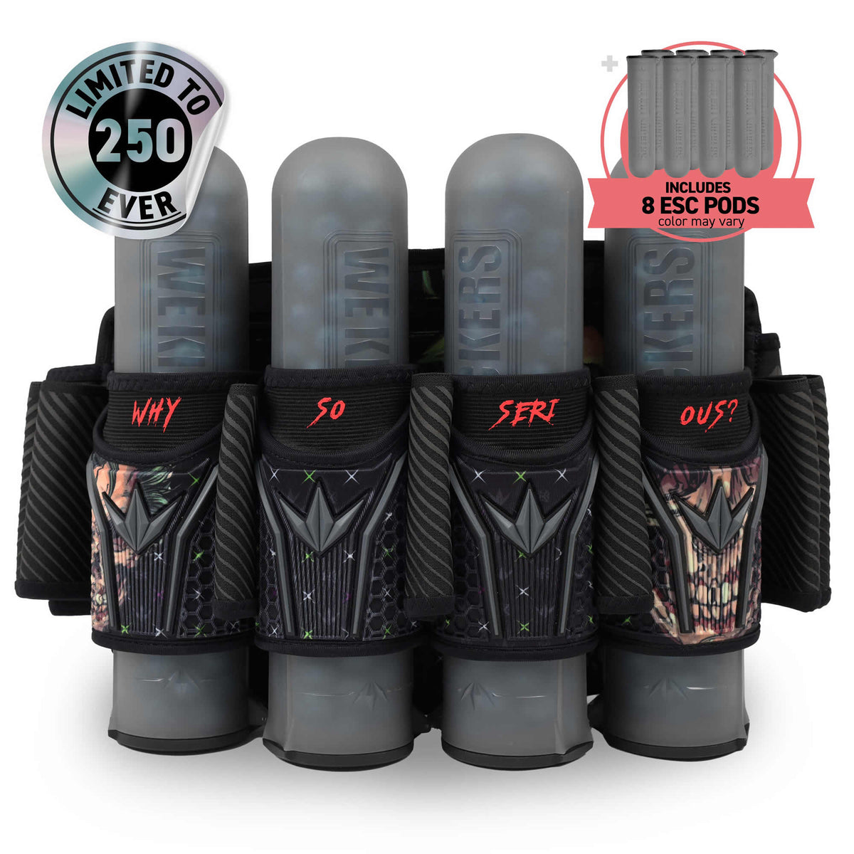 Bunkerkings Fly2 Pack - LE Black Joker - 4+7 + ESC Free 6 Pack Pod Red ...