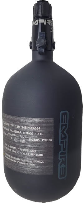 Empire Ultra Light Tank With FLO Basic 4.5K Regulator 68ci - Matte Bla ...