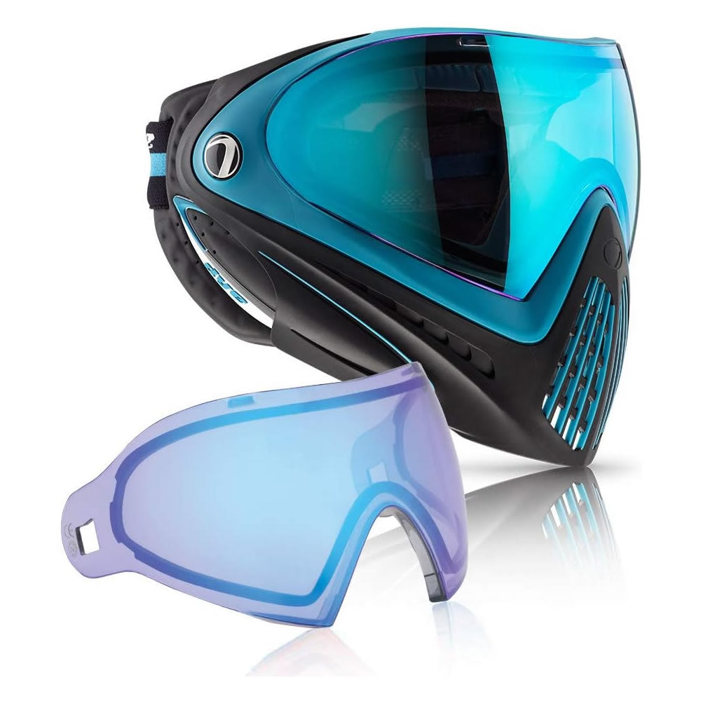 Dye i4 Goggle / Lens Combo - Powder Blue - Blue Ice – Paintball Wizard