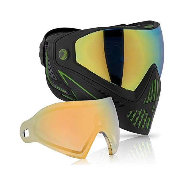 Dye i5 Goggle / Lens Combo - Emerald - Fade Sunrise – Paintball Wizard
