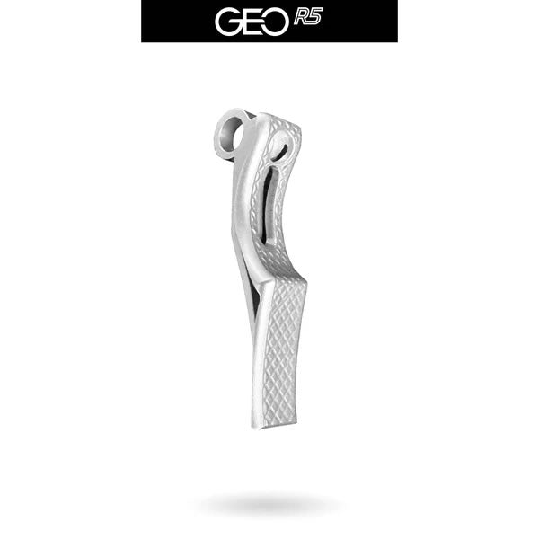 Infamous GEO R5 Deuce Trigger - Haptic Type R - Silver (Fits Geo R5, C – Paintball Wizard