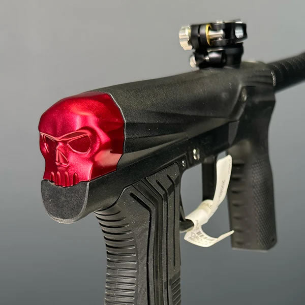 Infamous Etha 3 Skull Back Cap - Red – Paintball Wizard
