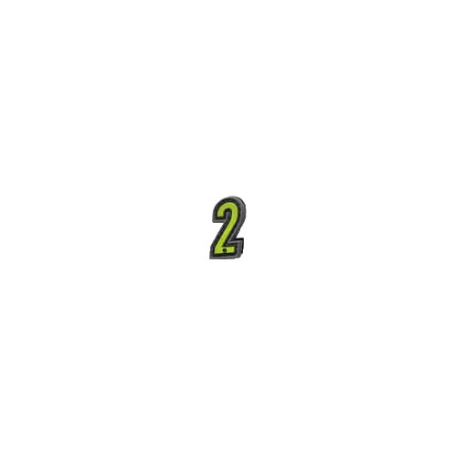 Infamous Goggle Strap Velcro Numbers - Volt - 3 – Paintball Wizard