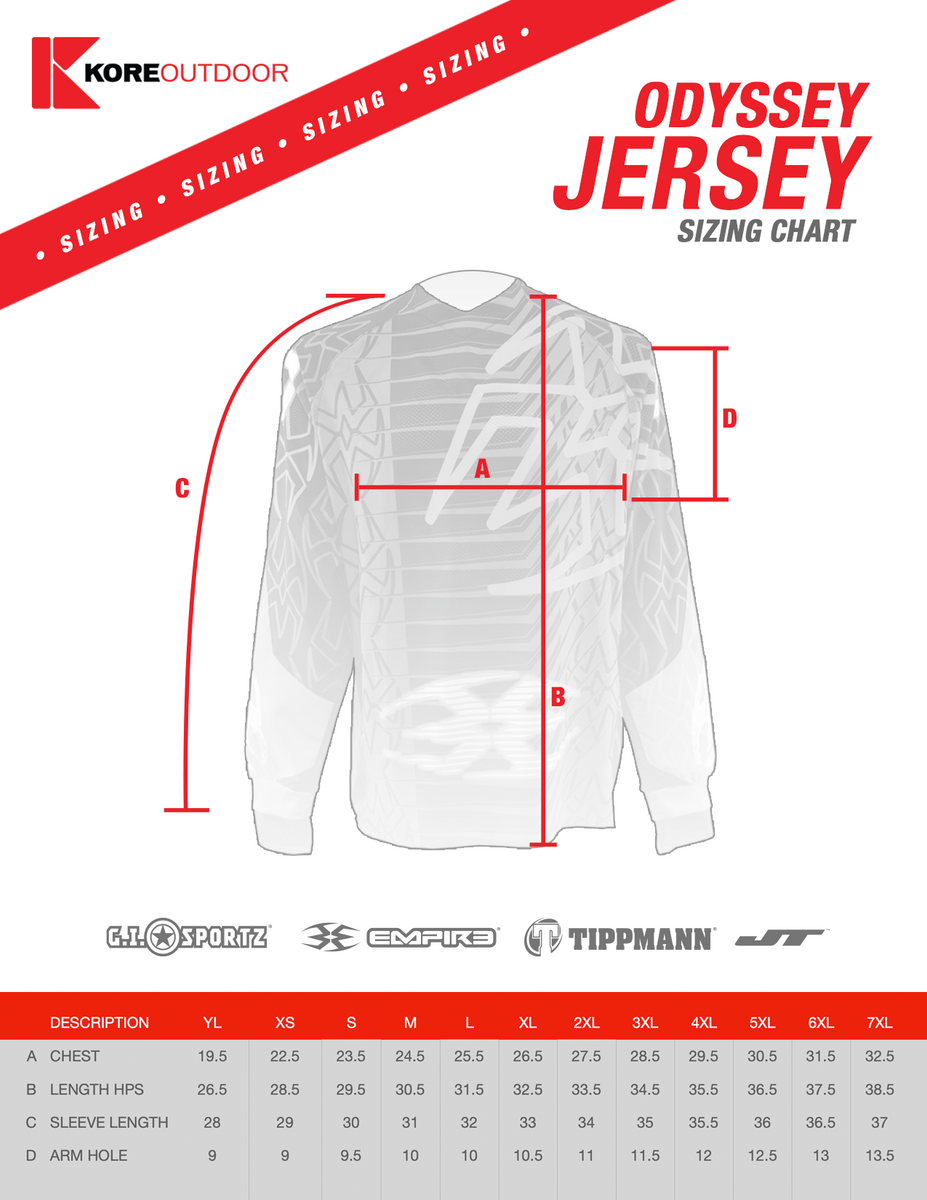 Team Custom Jersey - Odyssey Pro – Paintball Wizard