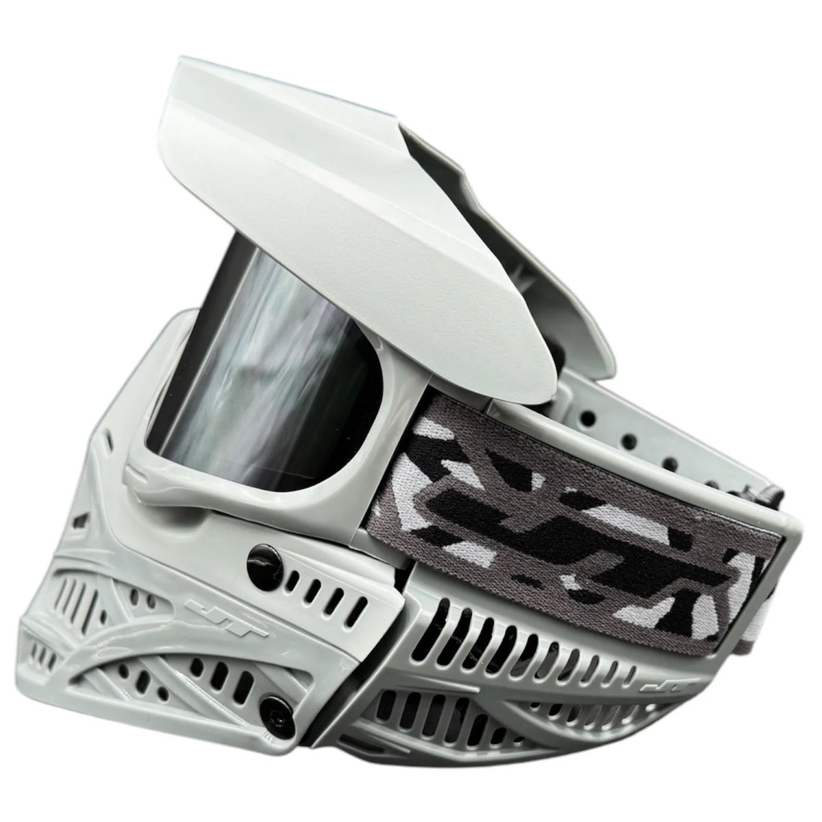 JT Proflex Revo2 Mask - Grey / Grey - Chrome Thermal Lens – Paintball ...