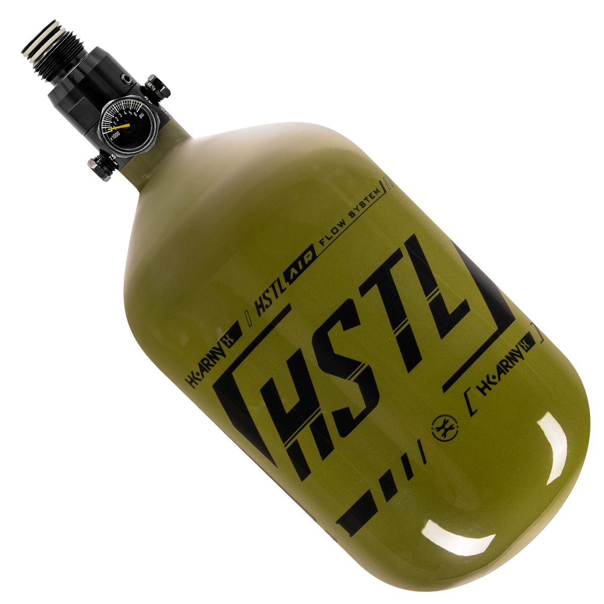 HK Army 68ci 4500psi HSTL HPA Tank - Standard Regulator - Tri Label ...