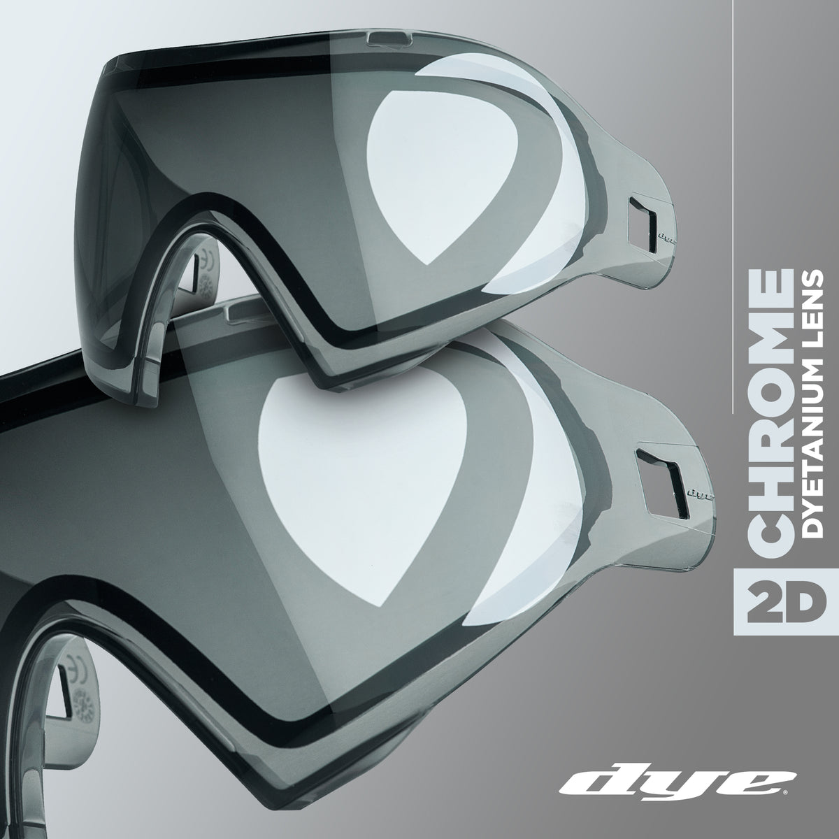 Dye I4 / I5 Thermal Lens 2D Sphere Smoke / Chrome – Paintball Wizard