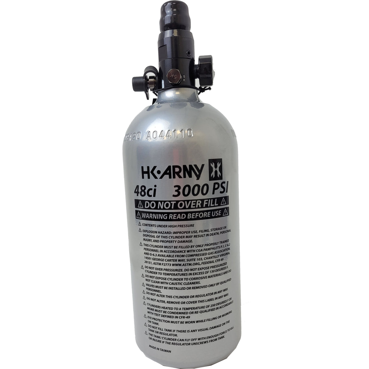 HK Army 48/3000 Aluminum Tank W/Regulator - Gunmetal – Paintball Wizard