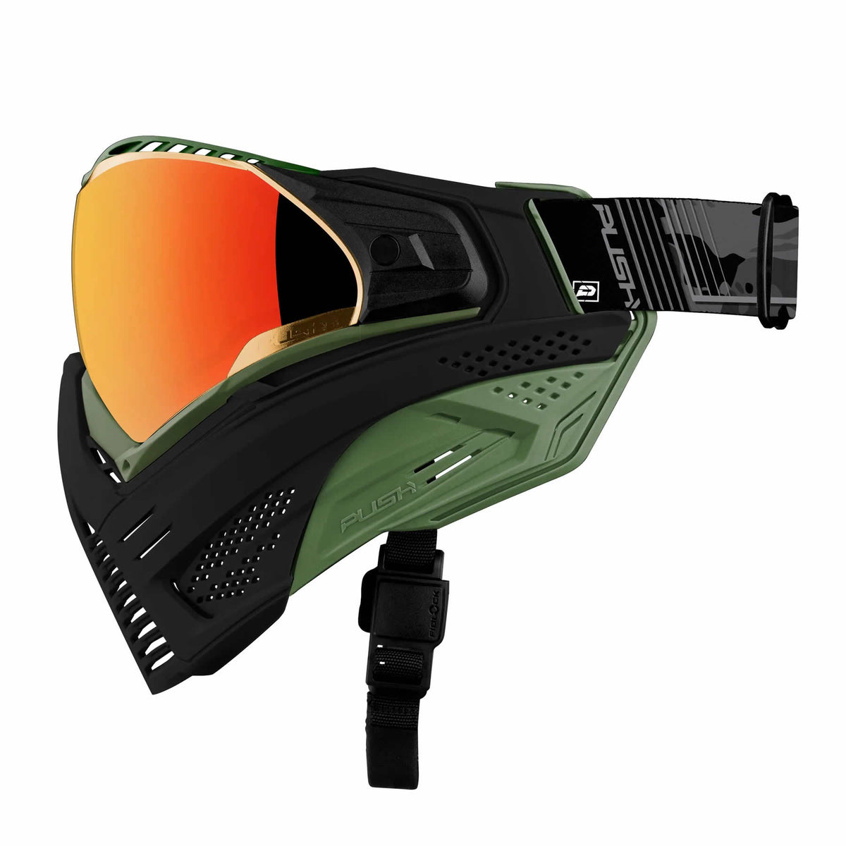 Push Unite Mask - Black / Olive – Paintball Wizard